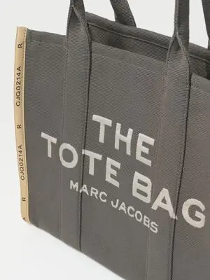 Marc Jacobs Ithe Large Tote Bag N Canvas With Jacquard Logo