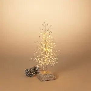 GERSON COMPANY 16 Lighted Acrylic Tree - White