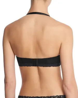 Natori Pure Luxe Strapless Contour Underwire Bra - Black