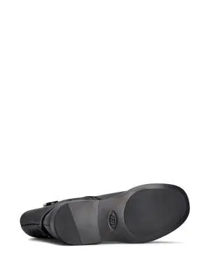 TOD'S T Timeless Leather Ankle Boots - Black