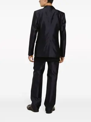 Dolce & Gabbana Double-breasted Silk Suit Jacket