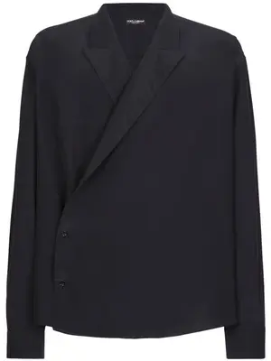 Dolce & Gabbana Wrap Silk Shirt