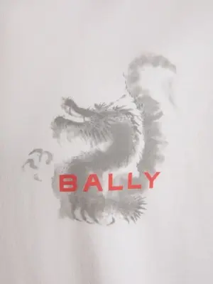 Bally Dragon-print Organic Cotton T-shirt