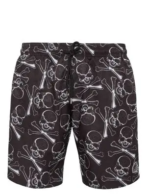Philipp Plein Skull-print Drawstring Swim Trunks