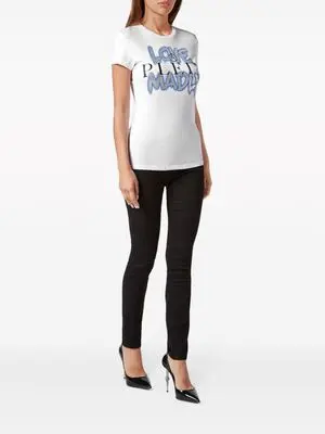 Philipp Plein Pure Crystals-embellished T-shirt - White