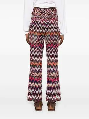 Missoni Zigzag Lurex Trousers - Pink