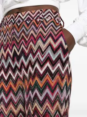 Missoni Zigzag Lurex Trousers - Pink