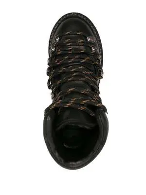 Guidi Lace-up Leather Boots - Black