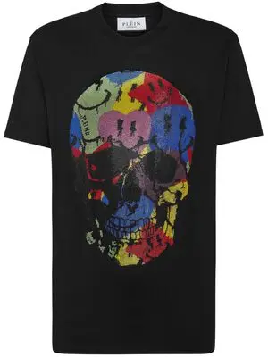 Philipp Plein Smile-print Cotton T-shirt