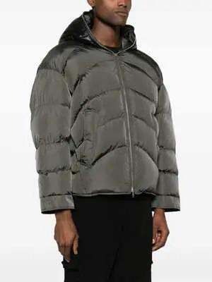 Random Identities Hooded Padded Jacket