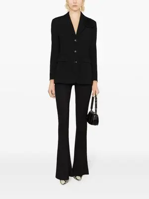 Ermanno Scervino Floral-appliqué Single-breasted Blazer