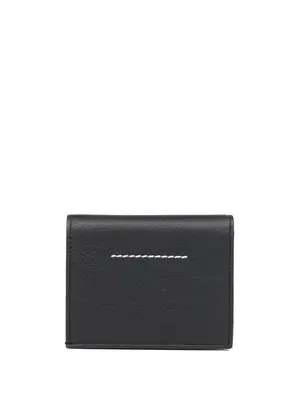 MAISON MARGIELA Numeric Bi-fold Leather Wallet - Black