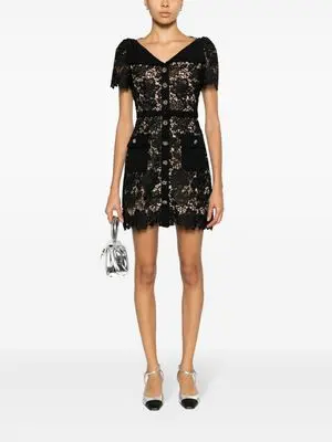SELF-PORTRAIT Guipure Lace Minidress