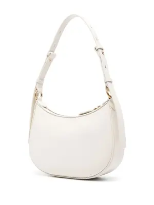 Pinko Mini Love Bag Half Moon Shoulder Bag - White