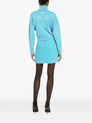 Dolce & Gabbana Mid-rise Tweed Miniskirt