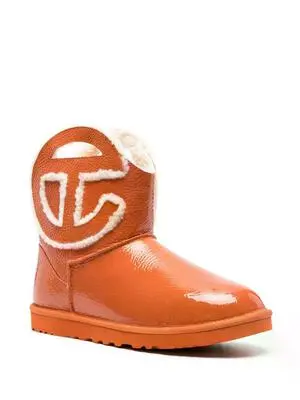 UGG X Telfar Logo Mini Crinkle Boots
