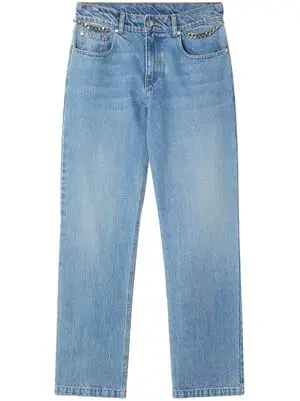 Stella McCartney Falabella Chain Straight-leg Jeans