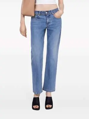 Stella McCartney Falabella Chain Straight-leg Jeans