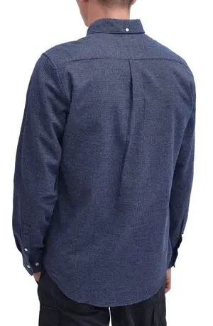 Barbour Bannock Check Print Cotton Button-down Shirt