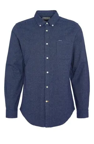 Barbour Bannock Check Print Cotton Button-down Shirt