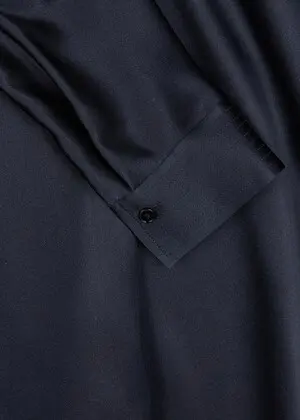 Vince Silk Blouse - Navy