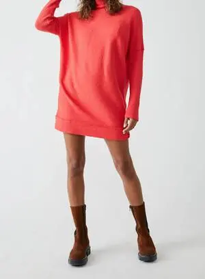 Free People Casey Tunic Top In Fiery Red
