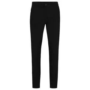 Hugo Packable Slimfit Trousers In Performancestretch Fabric - Black