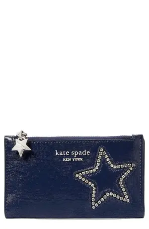 Kate Spade New York Starlight Embellished Leather Wallet