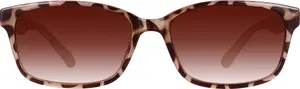 Zenni Rectangle Full Rim Eyeglasses - Tortoiseshell