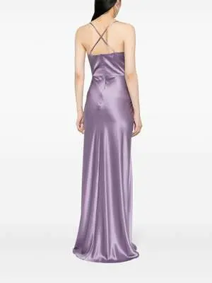 Michelle Mason Twisted-bodice Gown