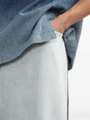 MAISON MARGIELA Contrasting-border Straight-leg Trousers