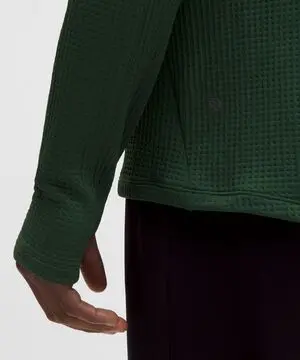 Lululemon Waffle-knit Half Zip - Ivy Grove