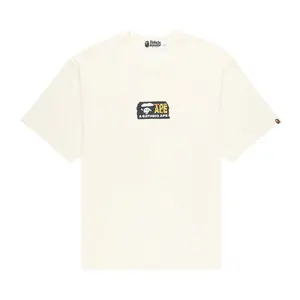 A BATHING APE Album Monogram Tee 'ivory - Cream