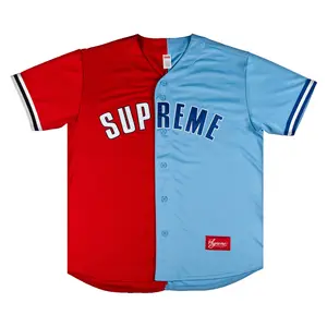 Supreme Don't Hate Baseball Jersey - Red