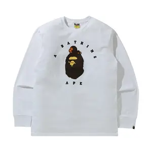 A BATHING APE Milo On Ape Long-sleeve Tee