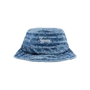 Supreme Multi Type Jacquard Denim Crusher - Blue