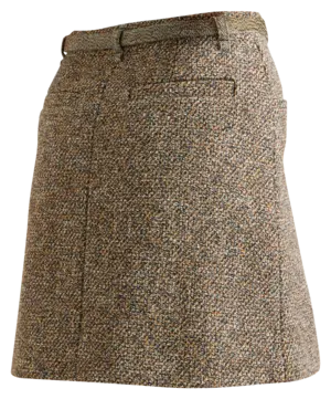 Chloé Belted Wool-blend Tweed Mini Skirt
