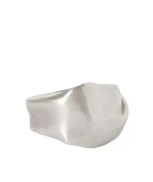 Completedworks Net Sustain The Best Place To Be A Puffin Recycled Ring - Silver