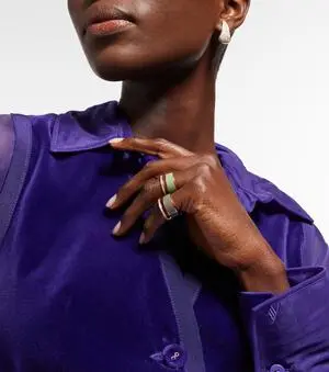 REPOSSI Berbere Chromatic 18k Rose Gold Ring With Diamonds - Metallic