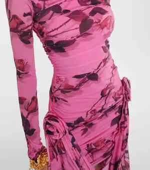 Blumarine Printed Jersey Minidress