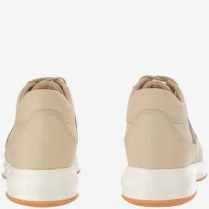 Hogan Interactive Leather Sneakers - Beige