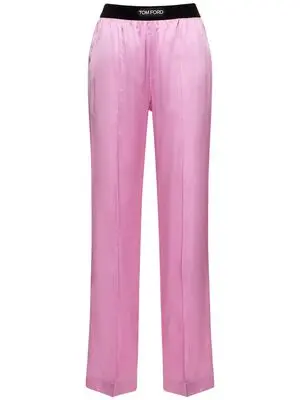 TOM FORD Silk Satin Pajama Pants Pink