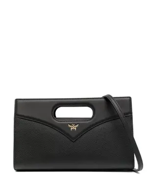 Mcm Small Diamond Leather Tote