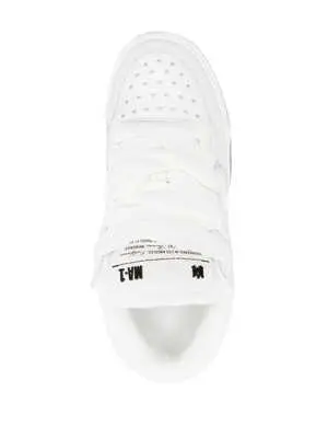 Amiri Ma-1 Leather Sneakers - White