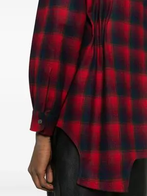 MAISON MARGIELA X Pendleton Checked Wool Playsuit Shirt
