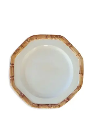LES-OTTOMANS Bamboo Ceramic Dessert Plates