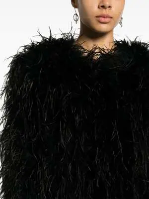 NISSA Ostrich Feather Jacket