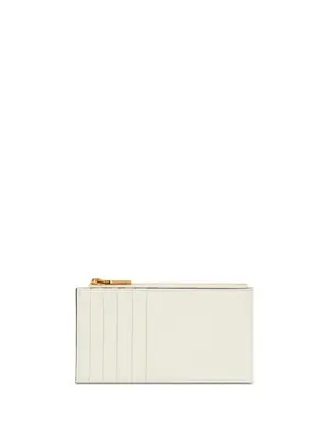 Etro Pegaso Leather Cardholder - Neutrals
