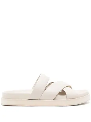 Senso Nico Leather Slippers - White