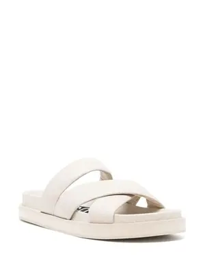 Senso Nico Leather Slippers - White